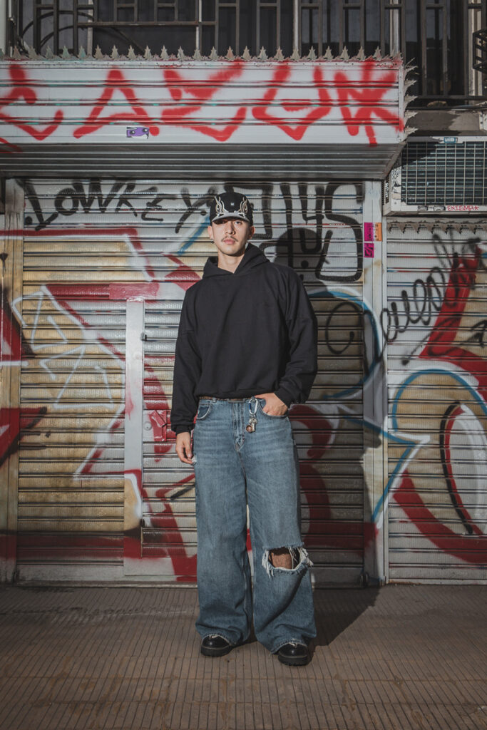 hoodie boxy fit negro